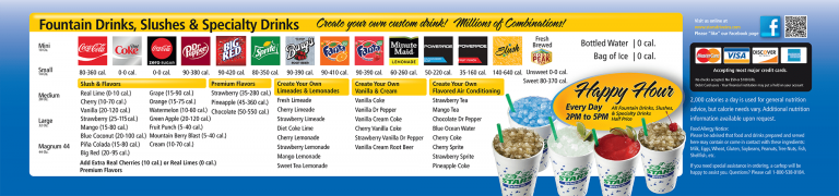 Menu - Stars Drive-in